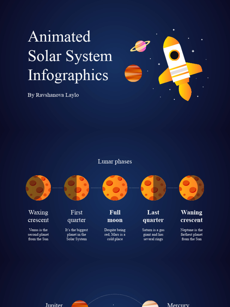 Animated Solar System Infographics | PDF | Planets | Solar System