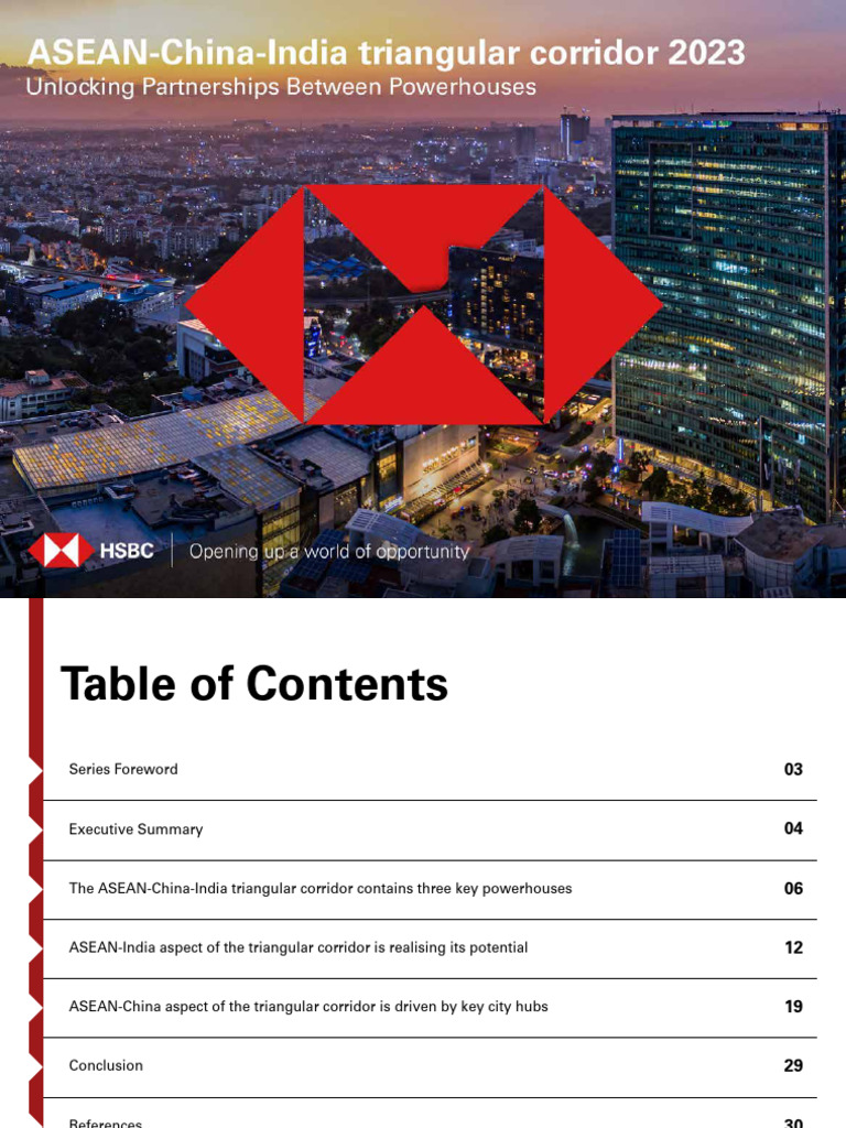 Asean China India Triangular Corridor Outlook | PDF