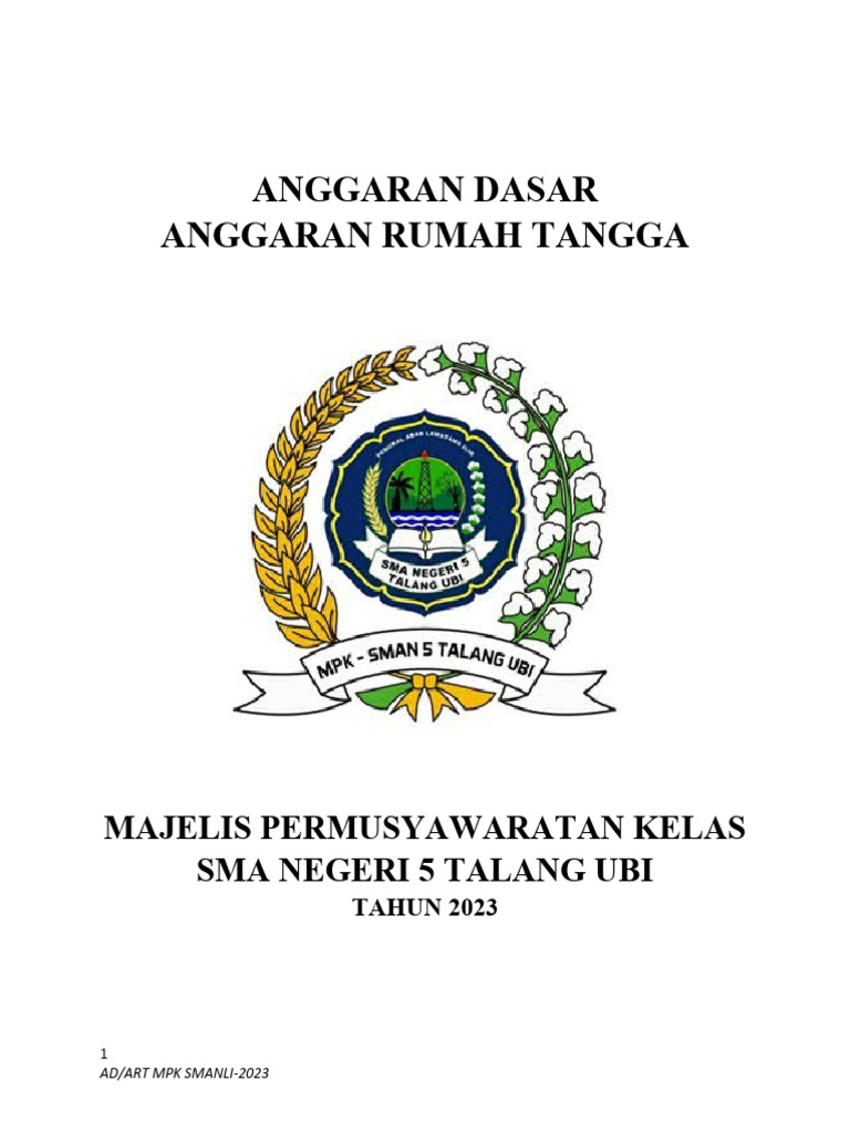 Ad-Art MPK Smanli 2023 2024 | PDF | Pengelolaan Keuangan & Uang