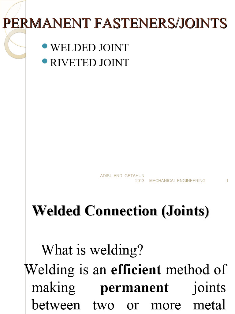 Welding & Riveting Basics | PDF | Technology & Engineering