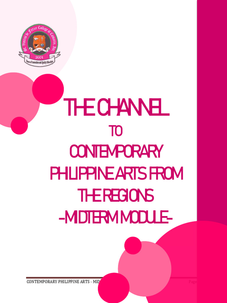 Contemporary Philippine Arts - Midterm Module | PDF