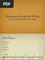 Four-Part Harmony Writing Guidelines | PDF | Chord (Music) | Interval ...