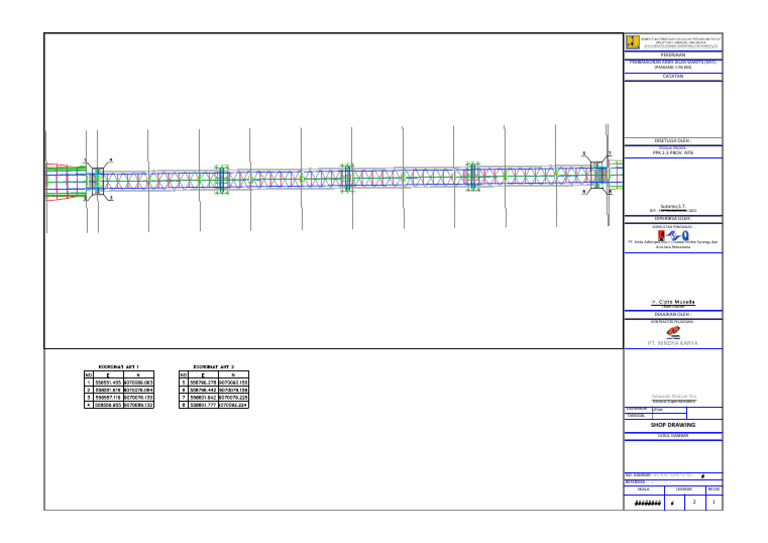 Contoh Gambar Shop Drawing Abt | PDF