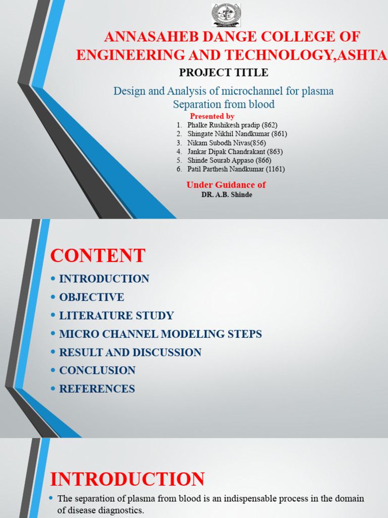 Plasma Separation Review PPT 3 | PDF