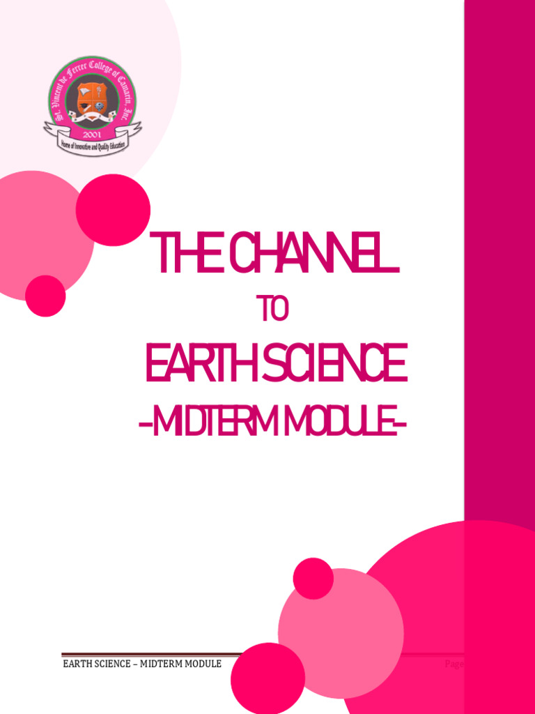 EARTH SCIENCE - MIDTERM MODULE - Compressed | PDF