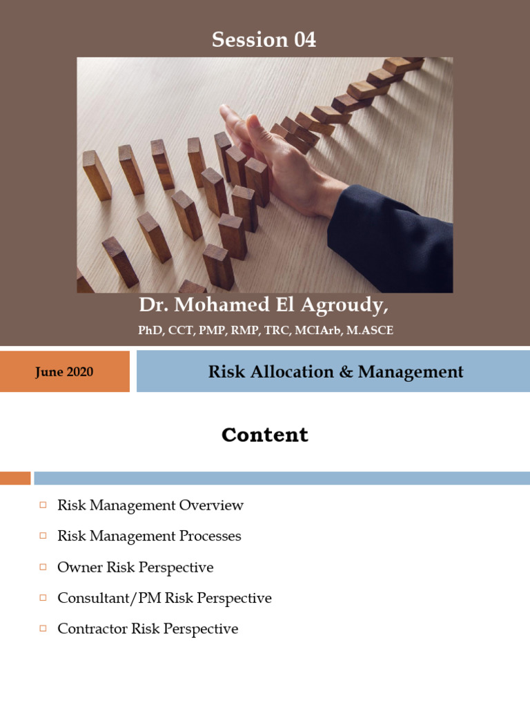 4 - Risk Allocation Management | PDF | Risk | Risk Management