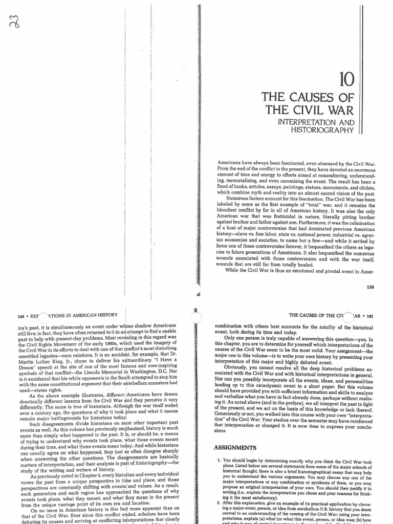 Civil War Historiography | PDF