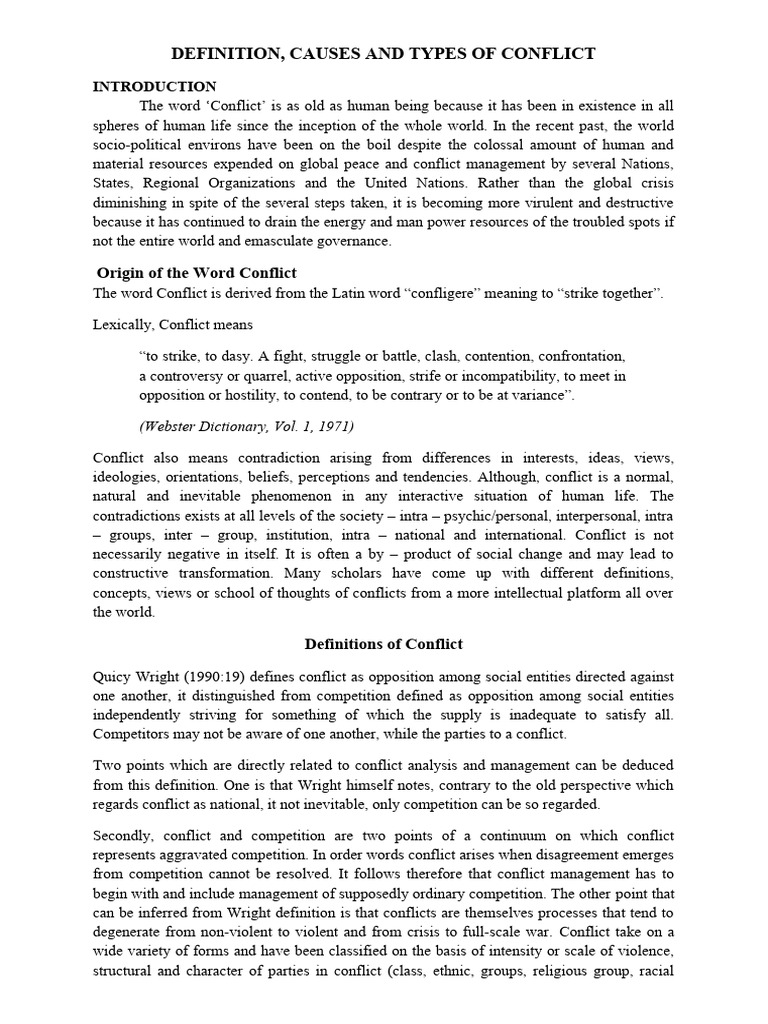 PCS 101 Introduction To Peace Studies | PDF