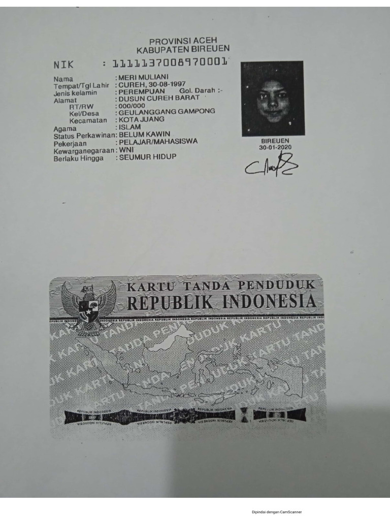 KTP saksi _meri | PDF