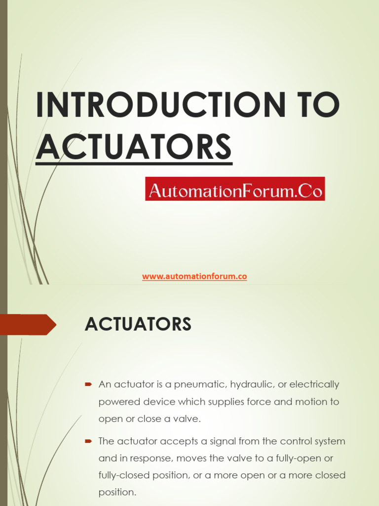 Actuators | PDF