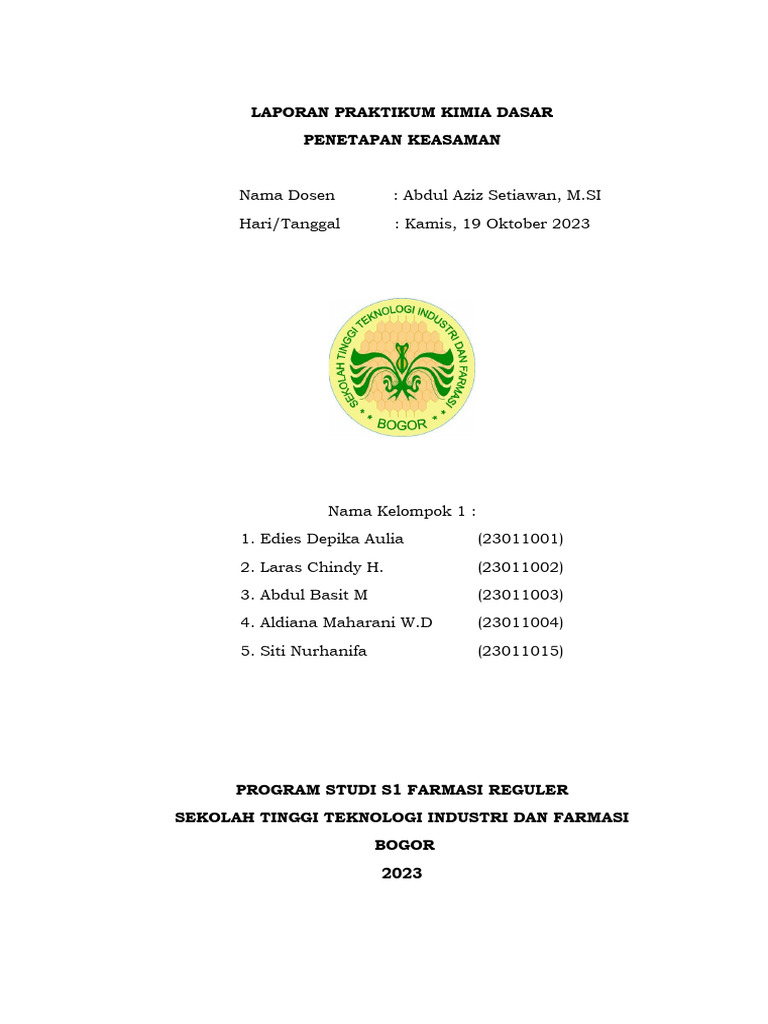 Laprak Kimdas Modul 8 SMT 1 | PDF