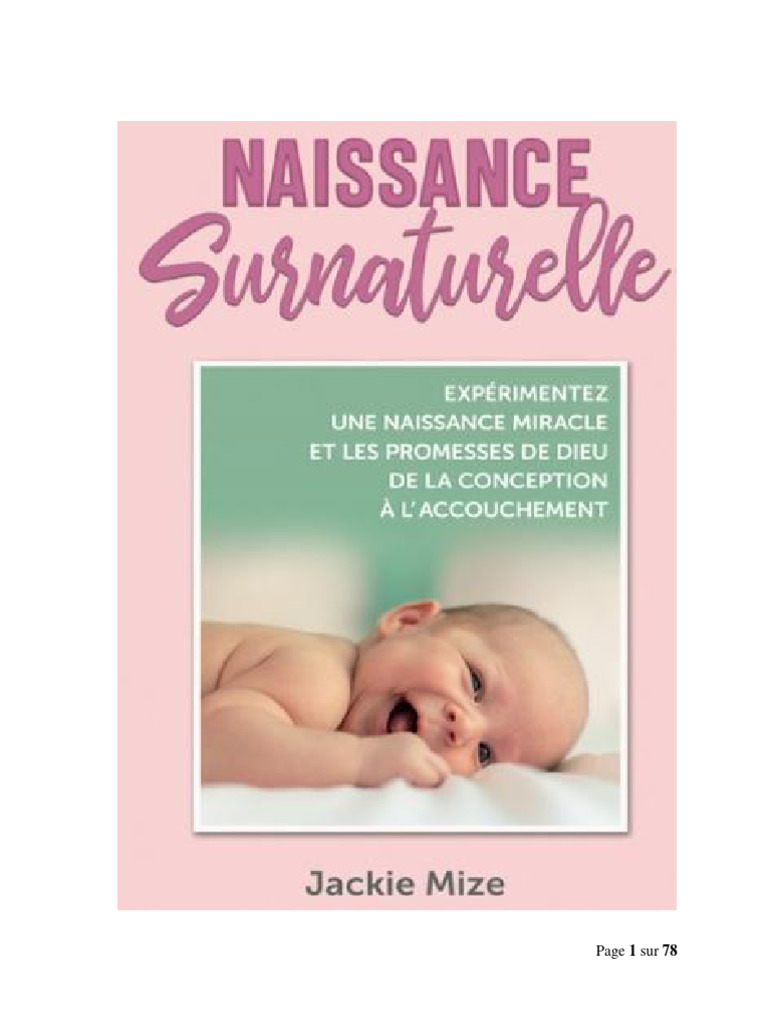 Naissance Surnatyrelle Jackie Mize | PDF