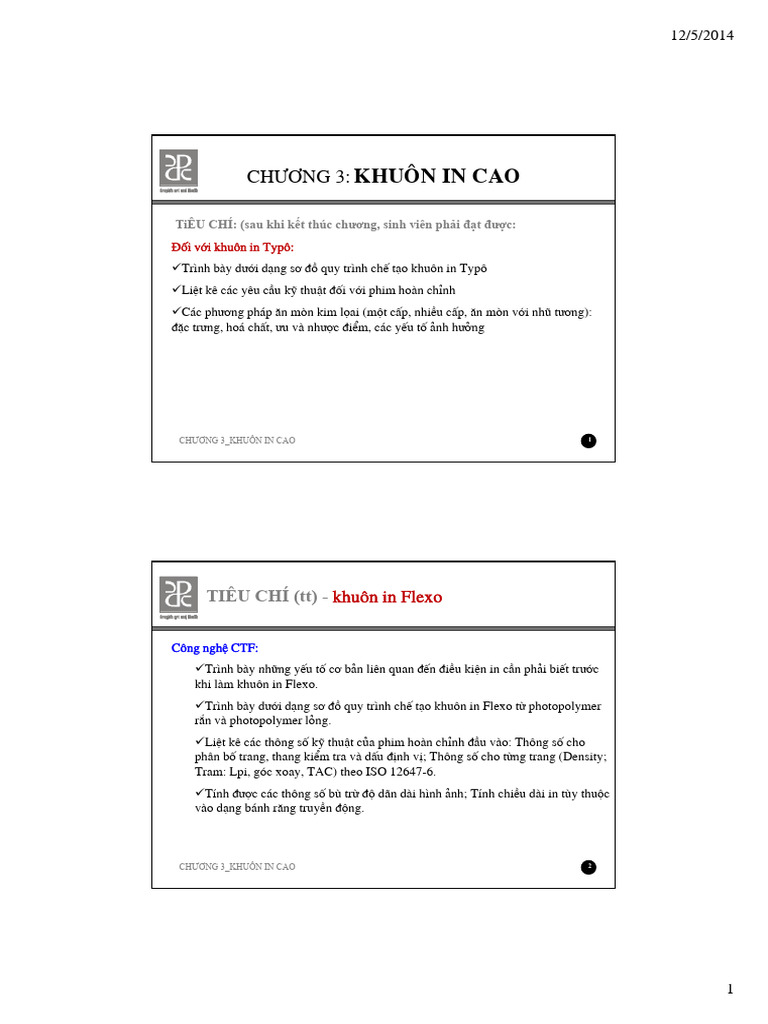 Chuong 3 - Khuon in Typo - Flexo | PDF