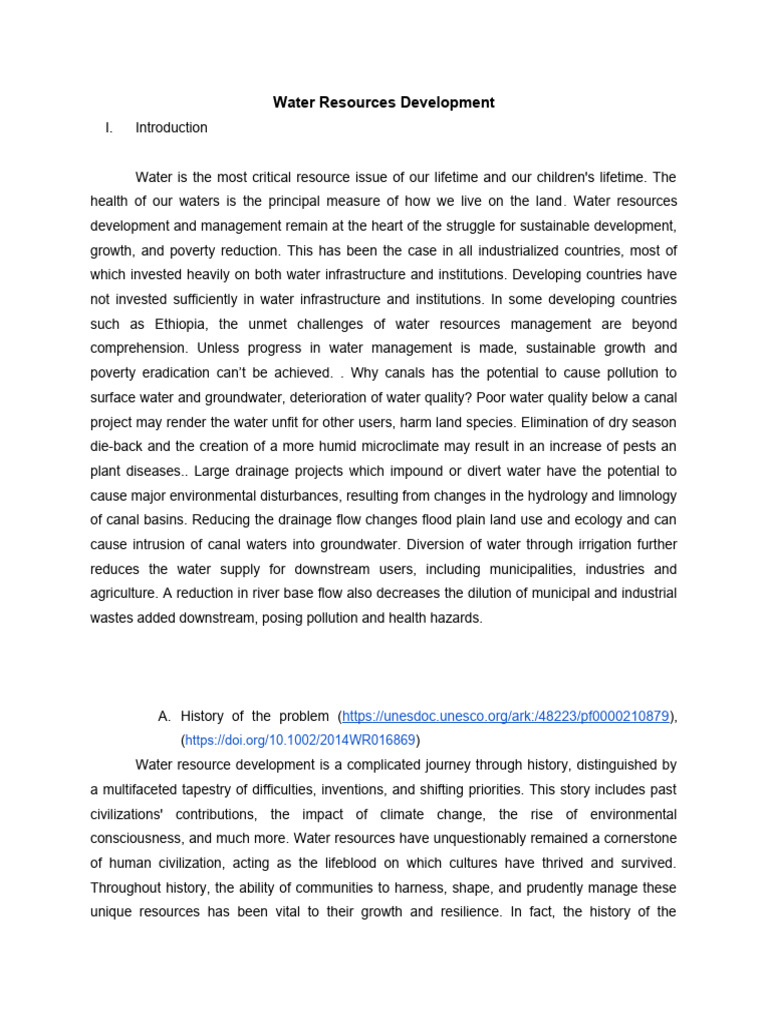 Water Management Challenges & Solutions | PDF | Water Resources ...