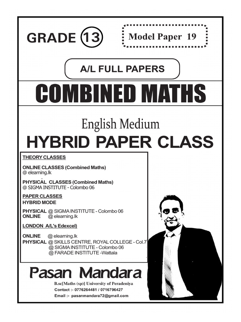 Model Paper 19 With Pass Code | PDF | Mathematics | Equations