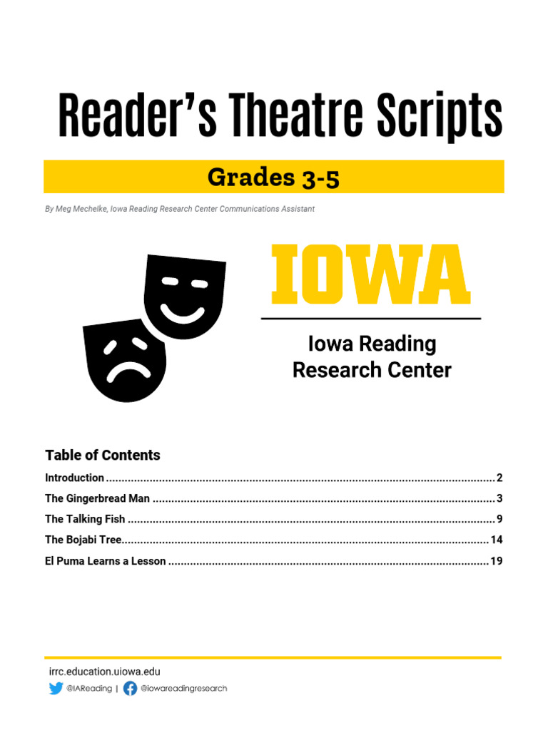 Reader's Theatre Scripts 3-5 | PDF