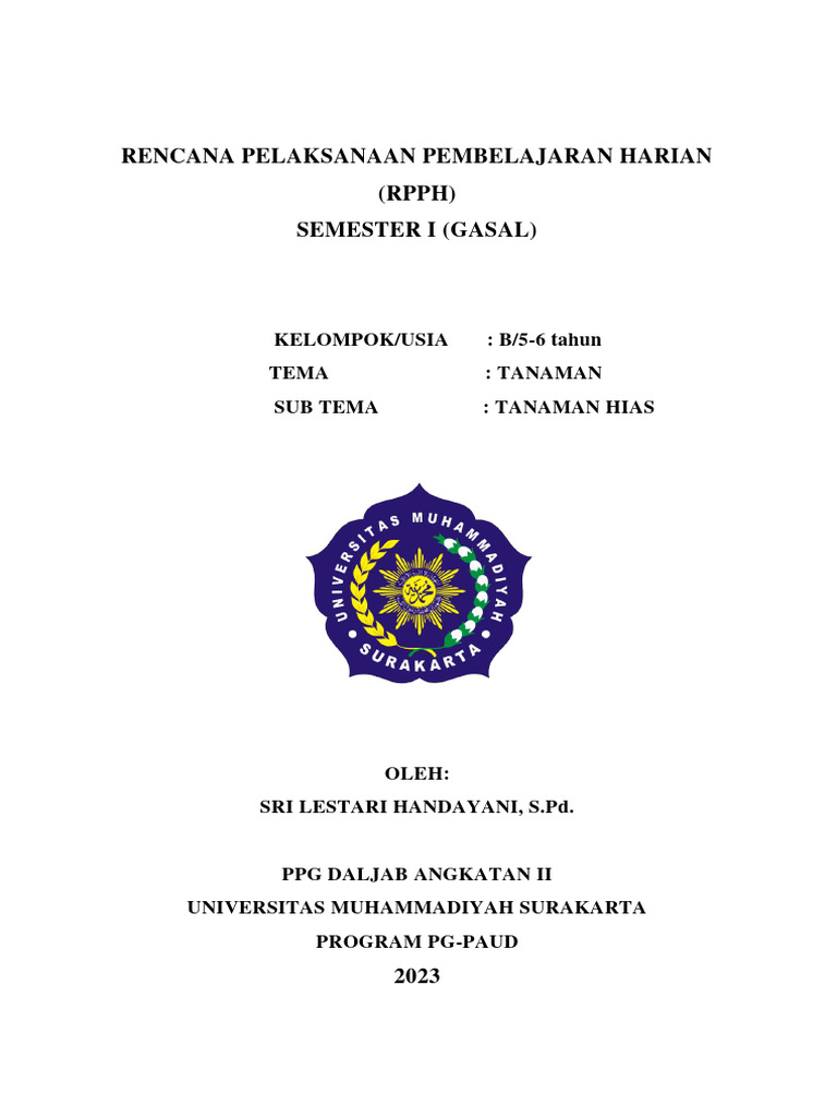 Template Modul Ajar | PDF