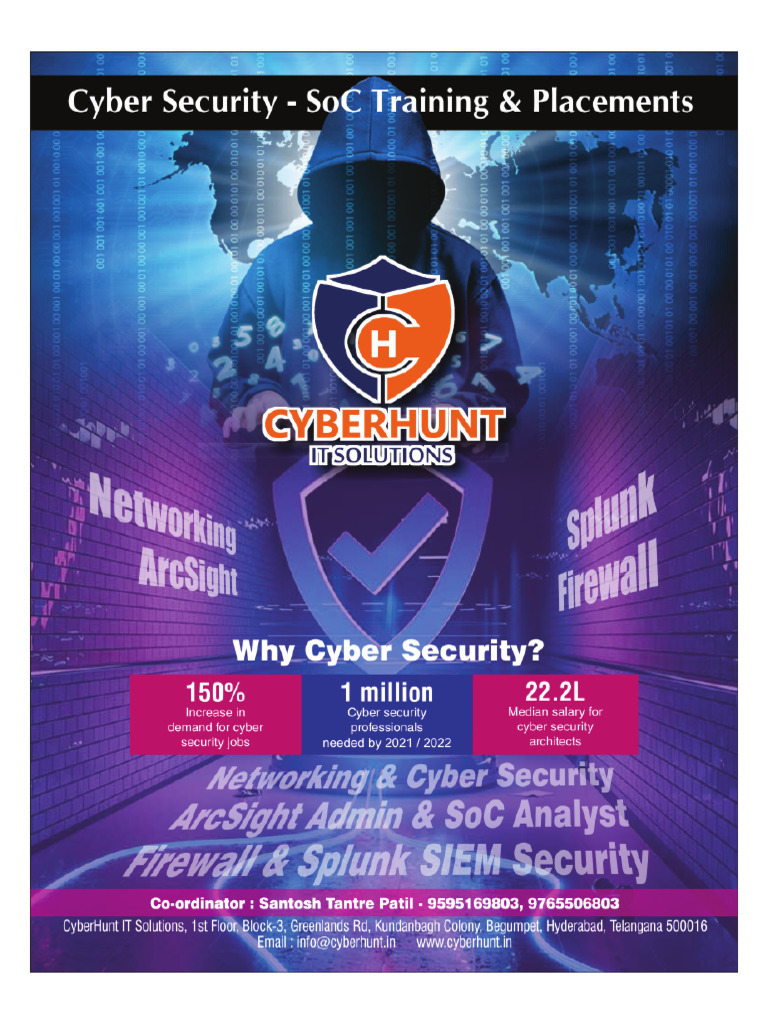Cyberhunt IT Solutions - Cyber Security Brochure | PDF