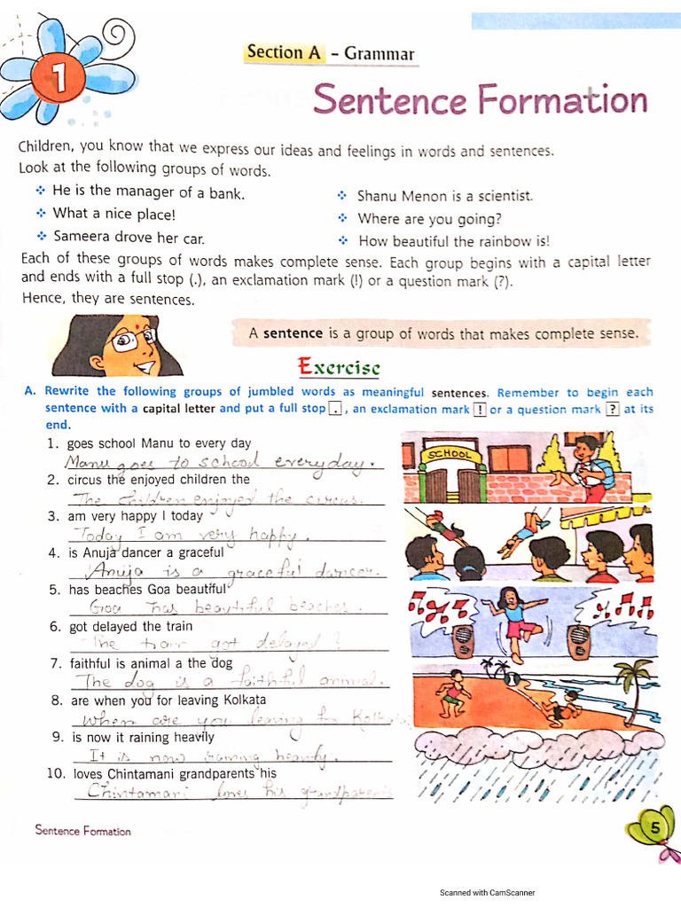 Class 5 English Grammar | PDF