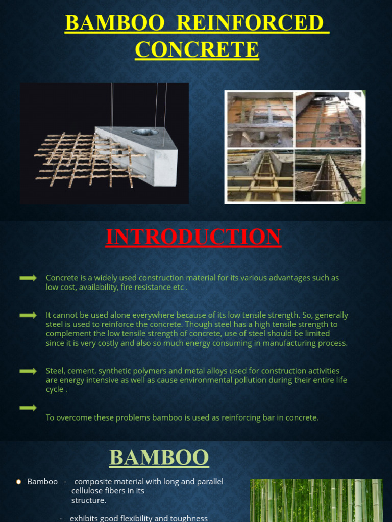Bamboo Physics Project | PDF | Concrete | Reinforced Concrete