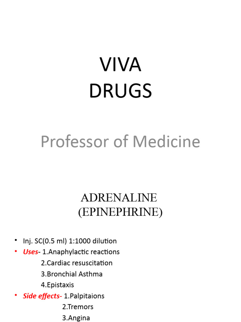 Viva Medicine | PDF | Lung | Heart
