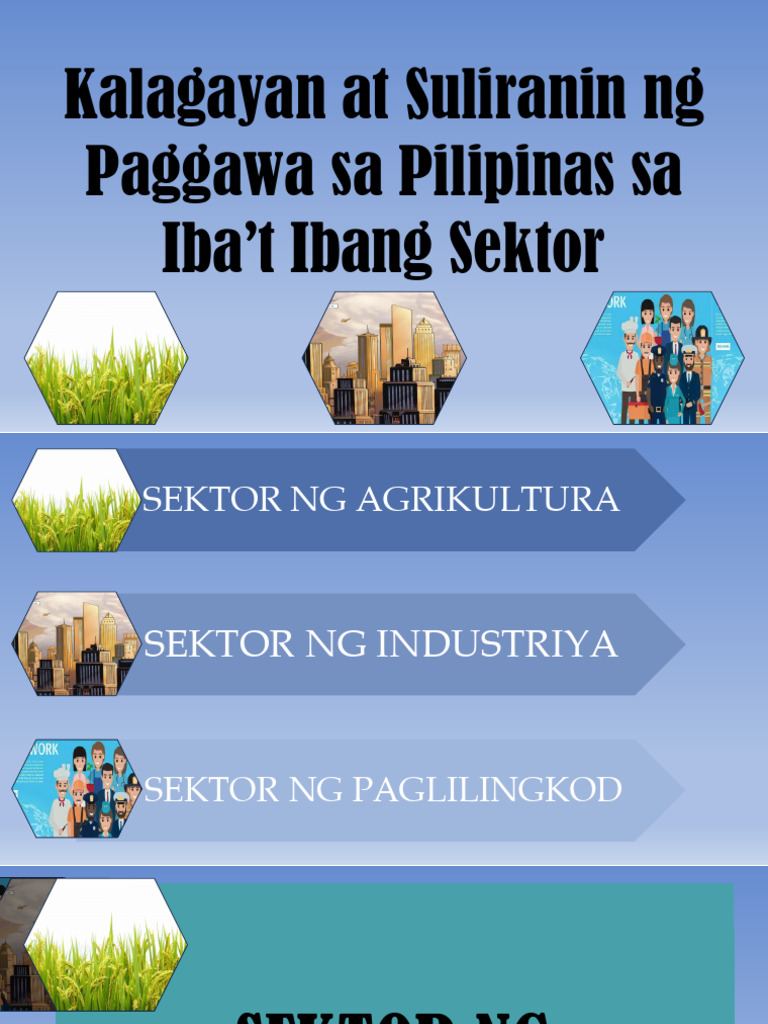 Sektor NG Ekonomiya | PDF