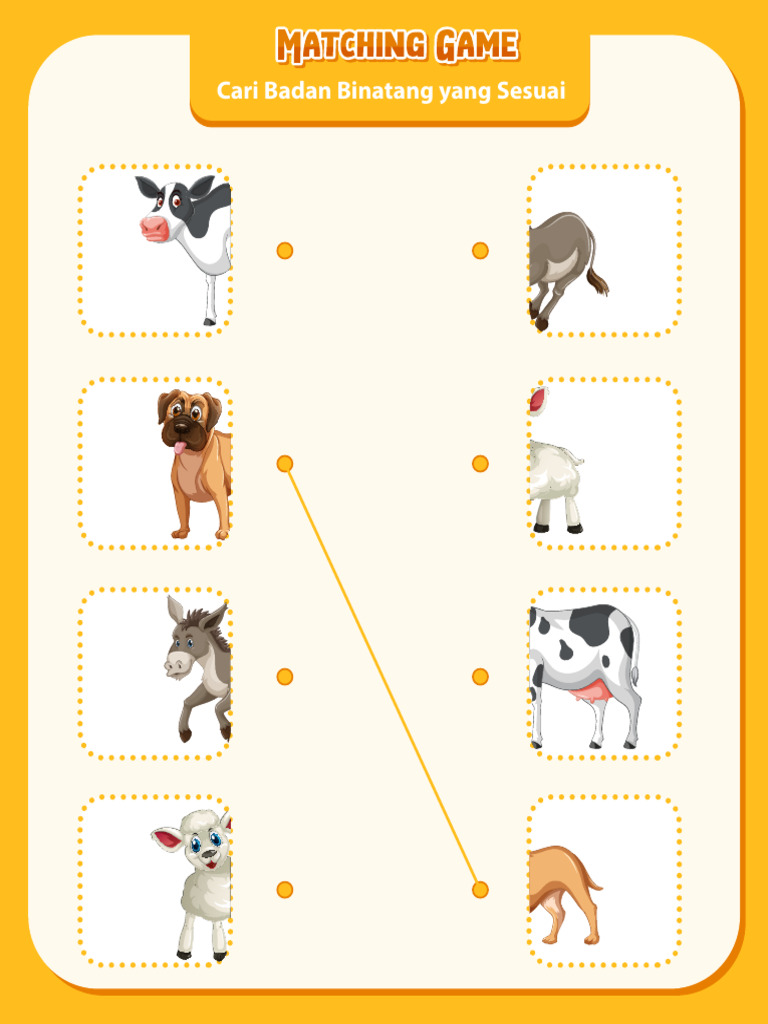 Mencocokkan Badan Binatang Yang Sesuai | PDF