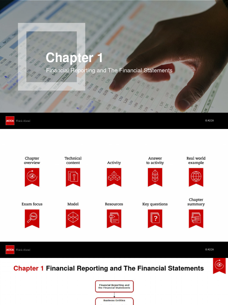 FA Chapter 1 Financial Reporting and The Financial Statements | PDF | Balance Sheet | Cash Flow ...