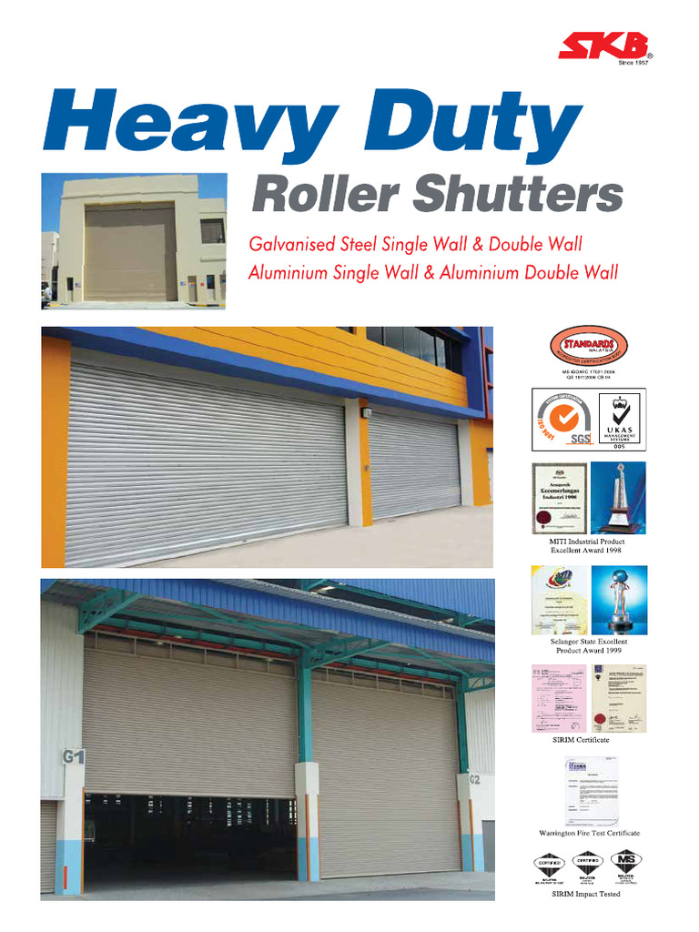 SKB HeavyDutyShutters | PDF