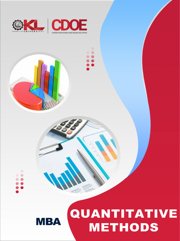 MBA - Quantitative Methods | PDF | Probability | Sampling (Statistics)