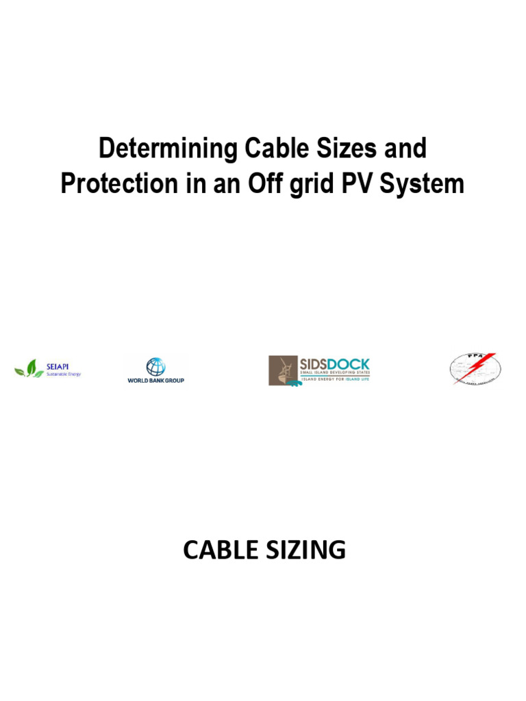Solar Cable Sizing and Protection Guide | PDF | Photovoltaics | Fuse ...