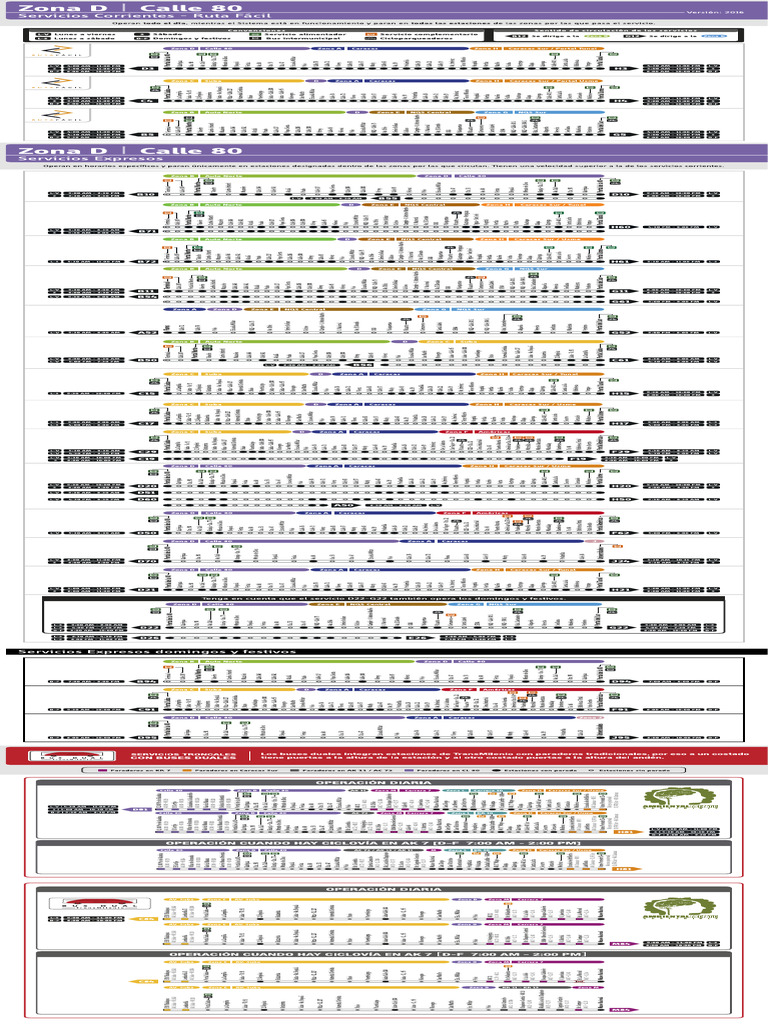 Rutas Esquema Troncal 4 | PDF