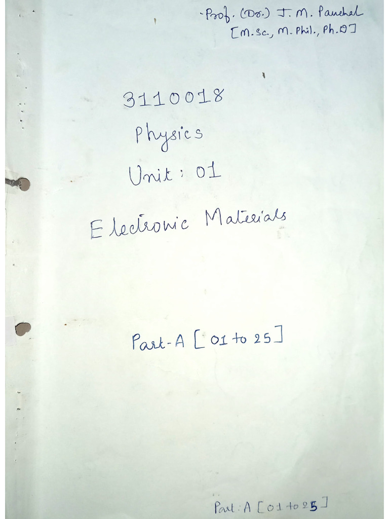 Phy U1 JMP PART A | PDF