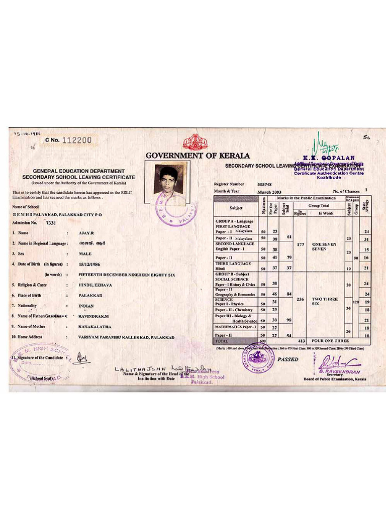 Ajay Educational Details | PDF