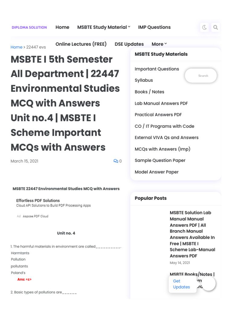 Est 22447 Uni4. Mcqs | PDF