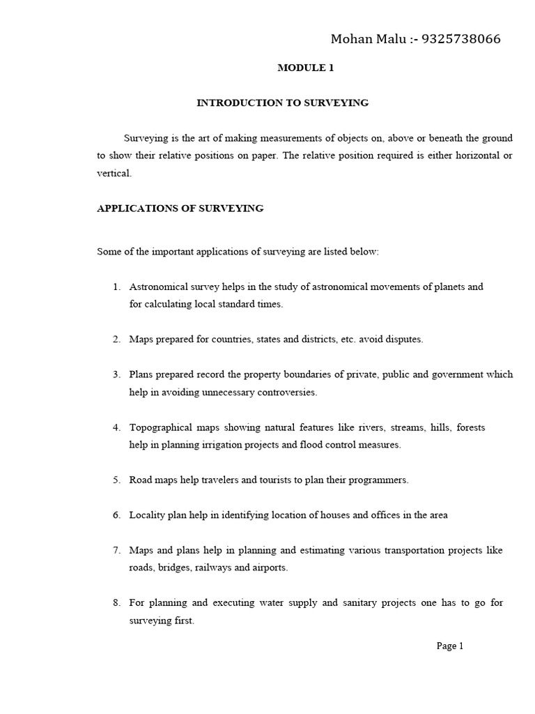 Basic Surveying | PDF | Surveying | Compass