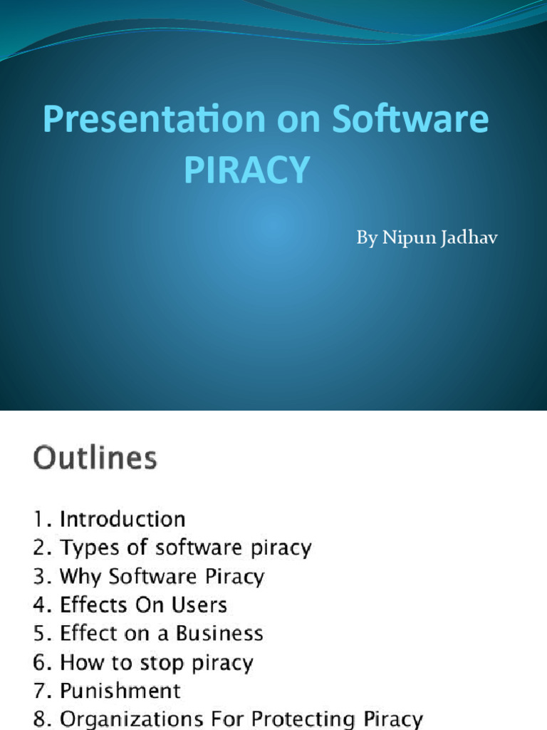 Presentation On Software | PDF
