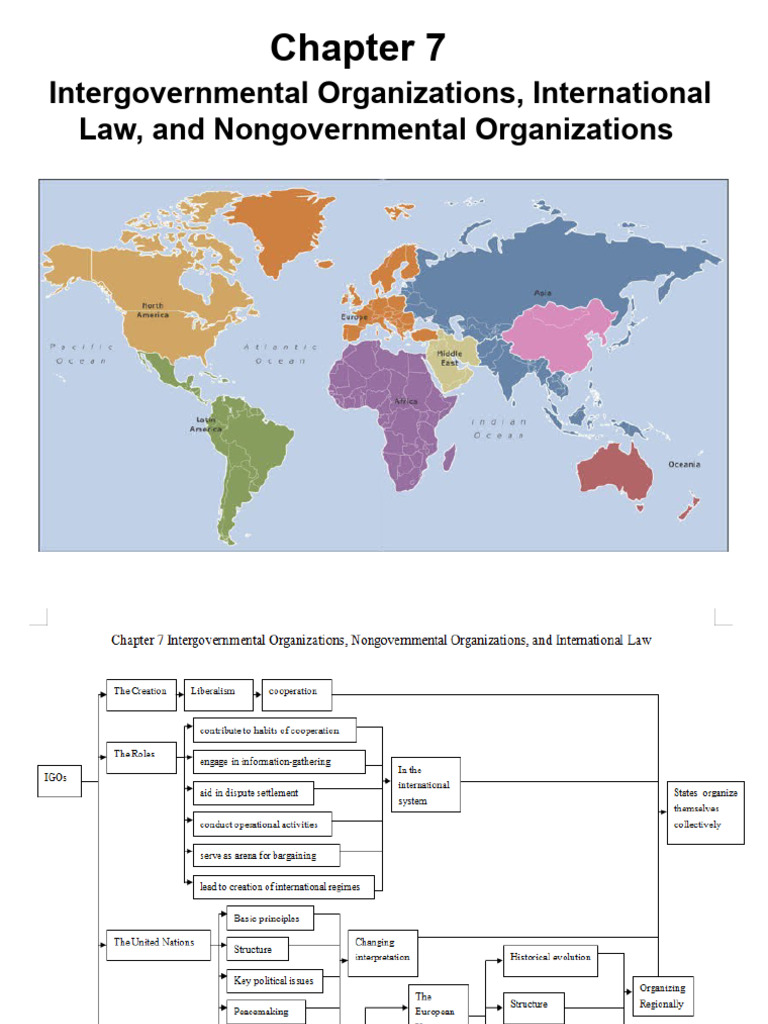Chapter7 IGOs, internationallaw&NGOs | PDF | United Nations | International Relations