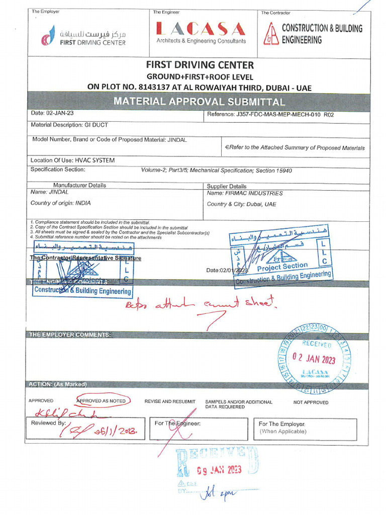 J357-Fdc-Mas-Mep-Mech-010-R02 - Aan (Jindal - Firmac Industries) Gi ...