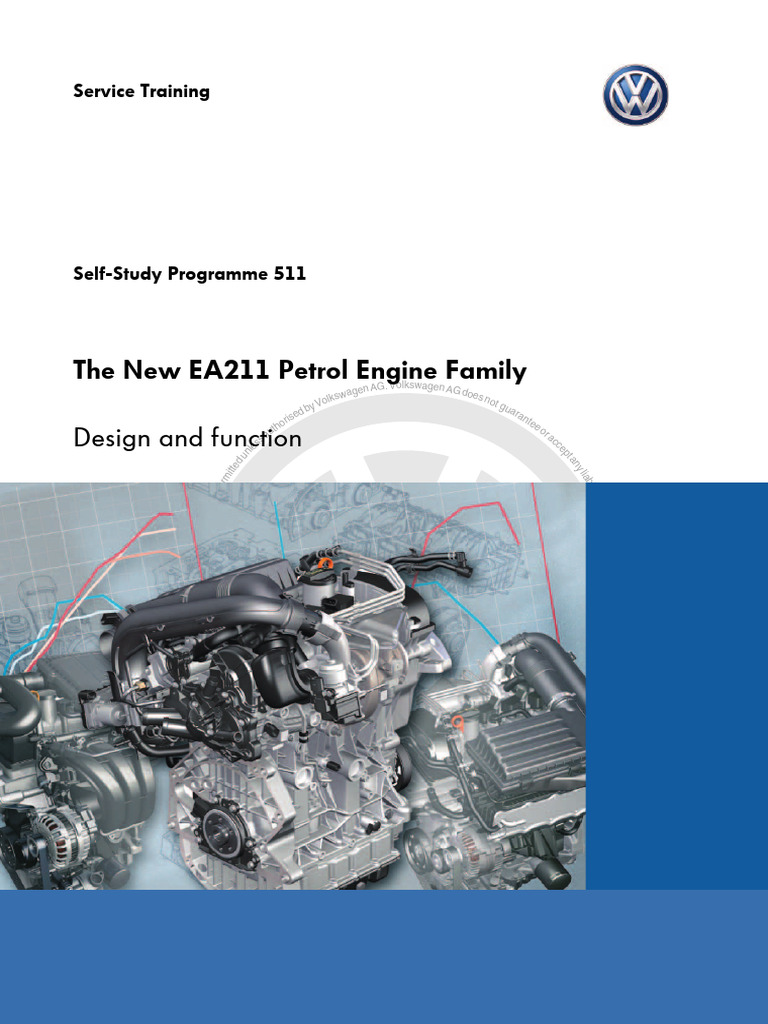 SSP 511 The New EA211 Petrol Engine | PDF | Propulsion | Engine Technology