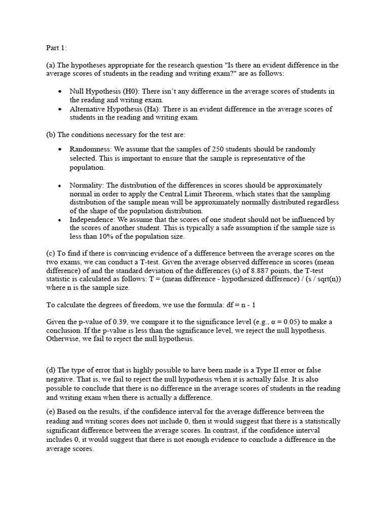 Math 1281 Learning Journal Unit 4 | PDF | Student's T Test | P Value Math 1281 Learning Journal Unit 4 | PDF | Student's T Test | P Value
