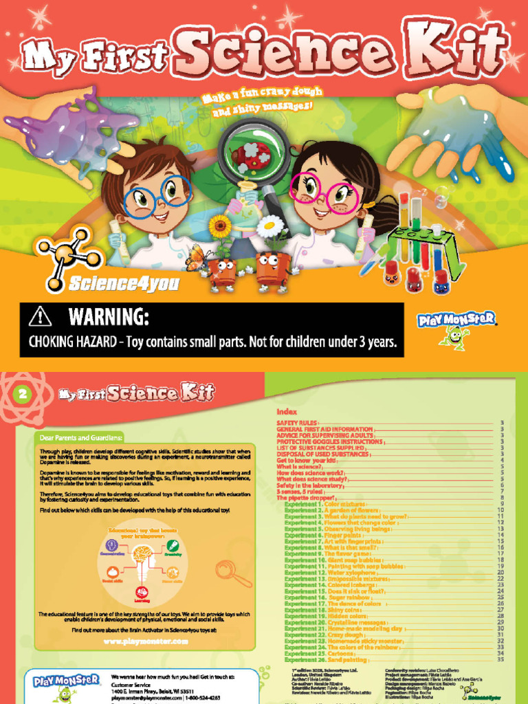 2256 - Science4you - My First Science Kit | PDF