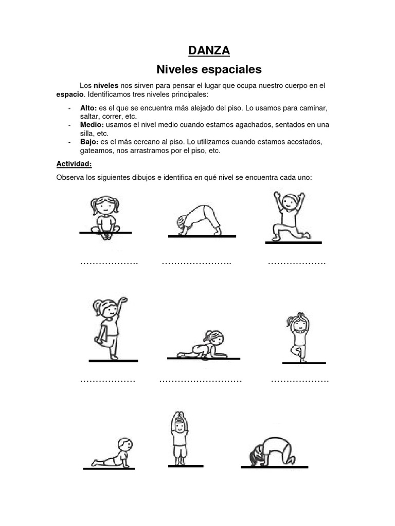 Danza Actividad Pdf