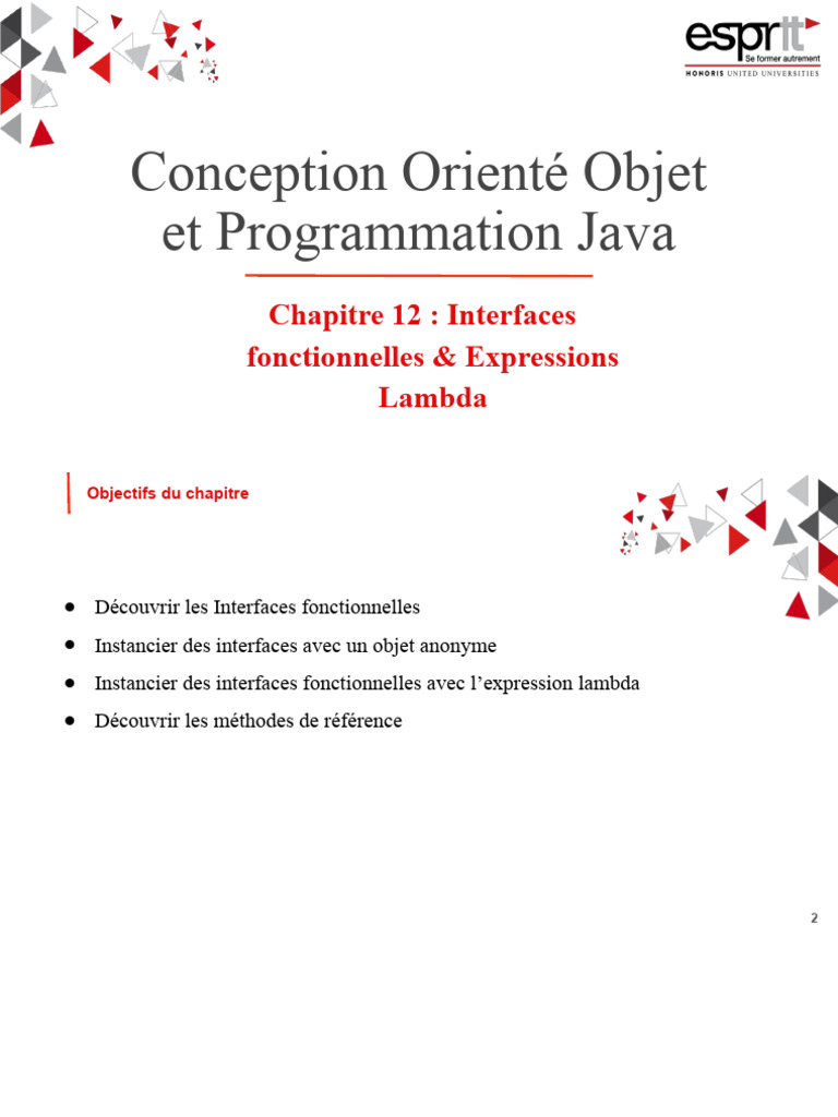 Chapitre 11 - Interfaces Fonctionnelles & Expressions Lambda | PDF | Interface (Informatique ...