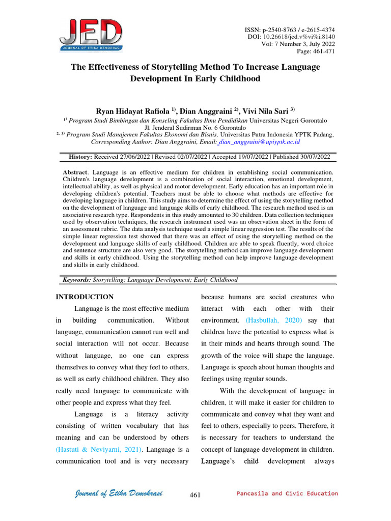 8140 26159 1 PB | PDF | Language Development | Child Development