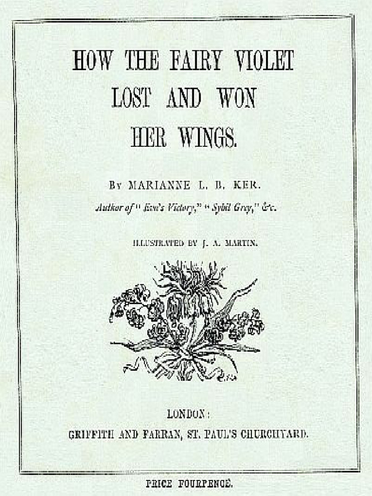 How The Fairy Violet Lost and Won Her Wings | PDF