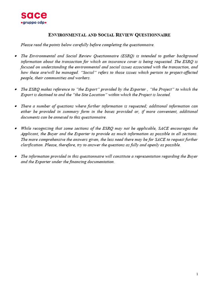 Sace Esrq Eng | PDF | Hazardous Waste | Sewage