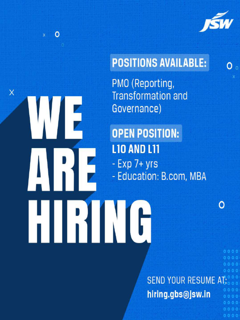 We Are Hiring! | PDF