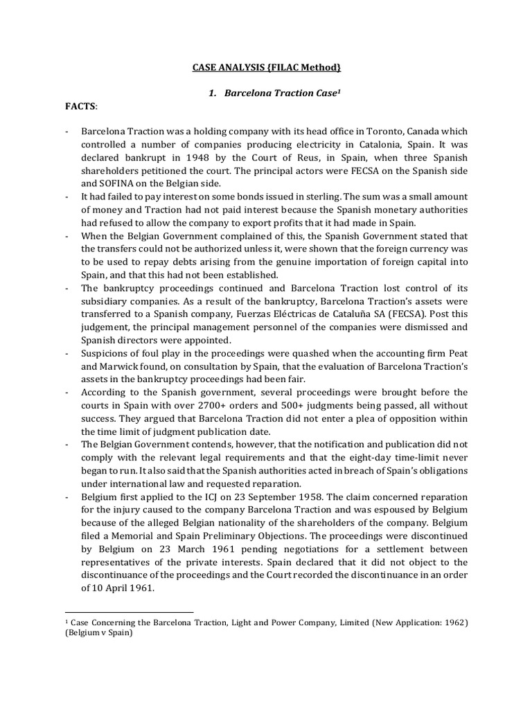 PIL Case Analysis | PDF | Finance & Money Management