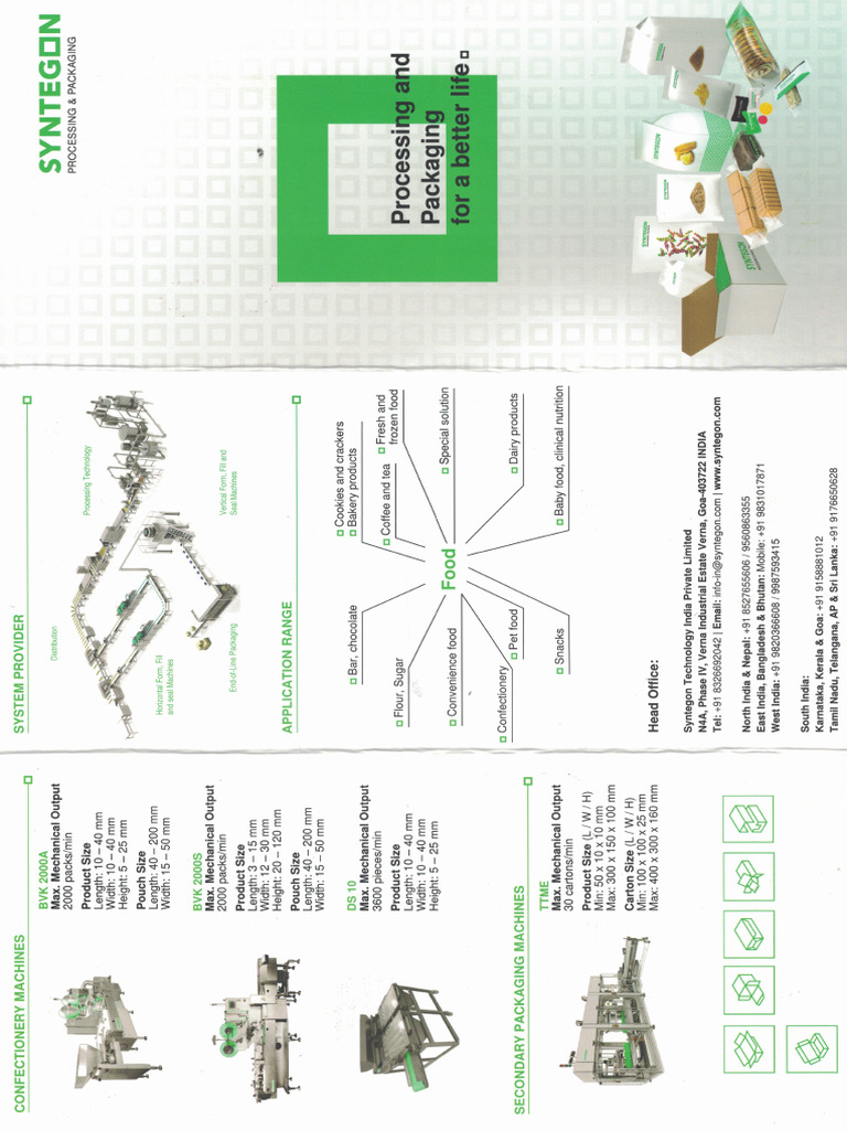 Catalogue Syntegon | PDF